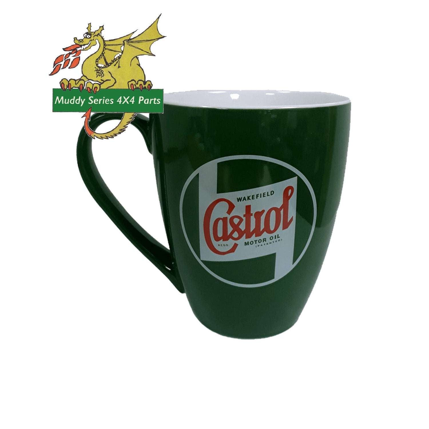 Castrol Oil Green China Mug STR555 – Muddy Series 4x4 Ltd