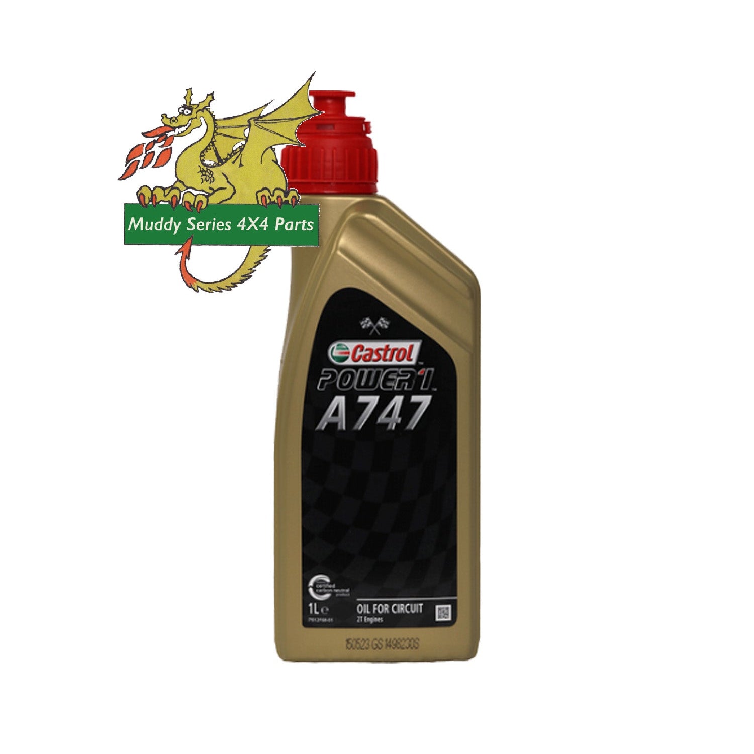 Castrol POWER1 A747 2T Semi Synthetic 2 Stroke Racing Oil 1 Litre ...