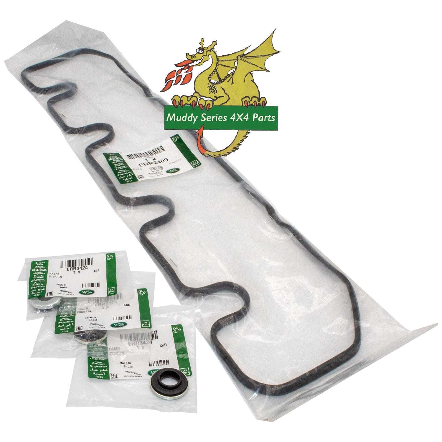 Genuine 300TDI Rocker Cover Gasket & Seal Set ERR2409 ERR3424 – Muddy ...
