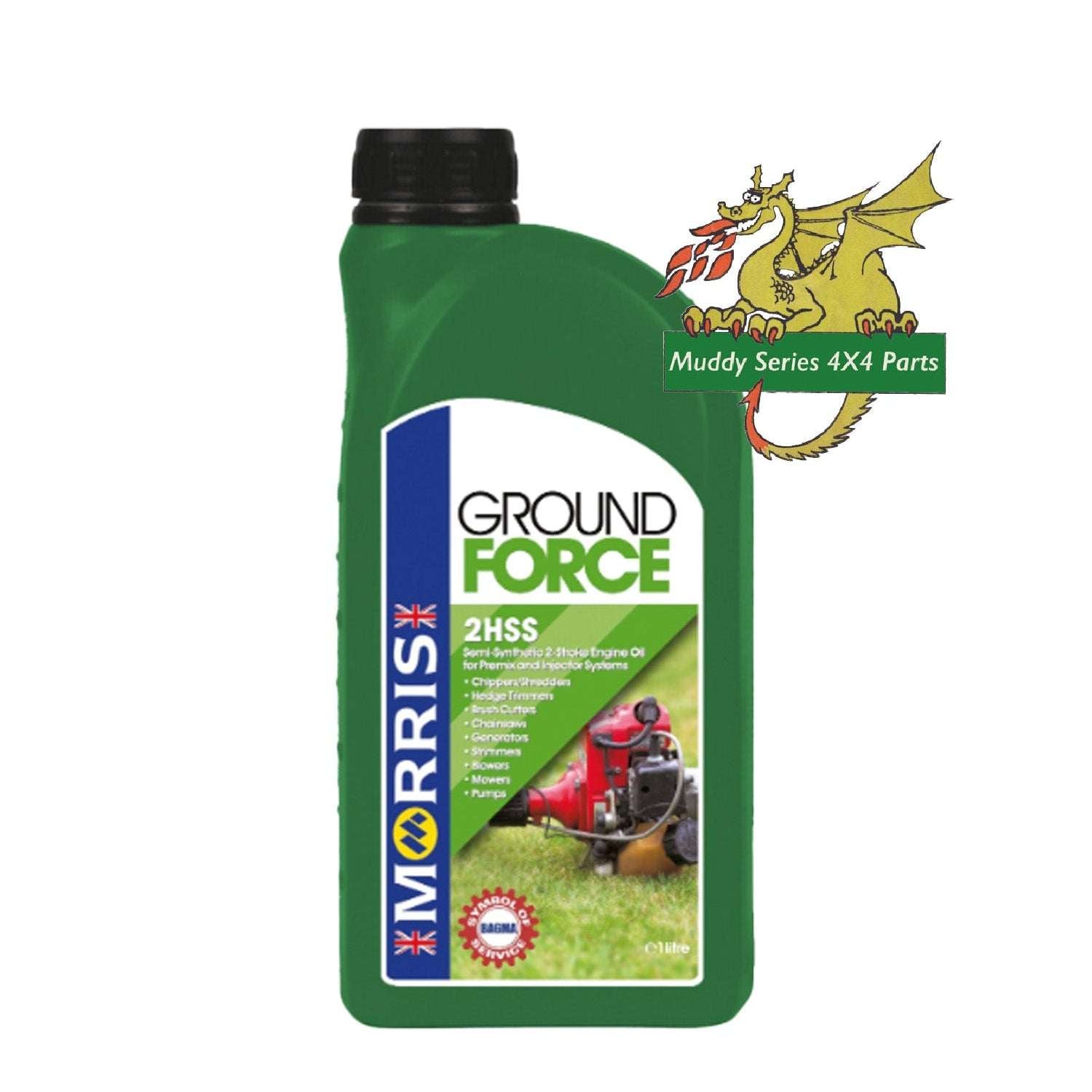 Morris Ground Force 2HSS Semi-Synthetic 2Stroke Oil – Muddy Series 4x4 Ltd