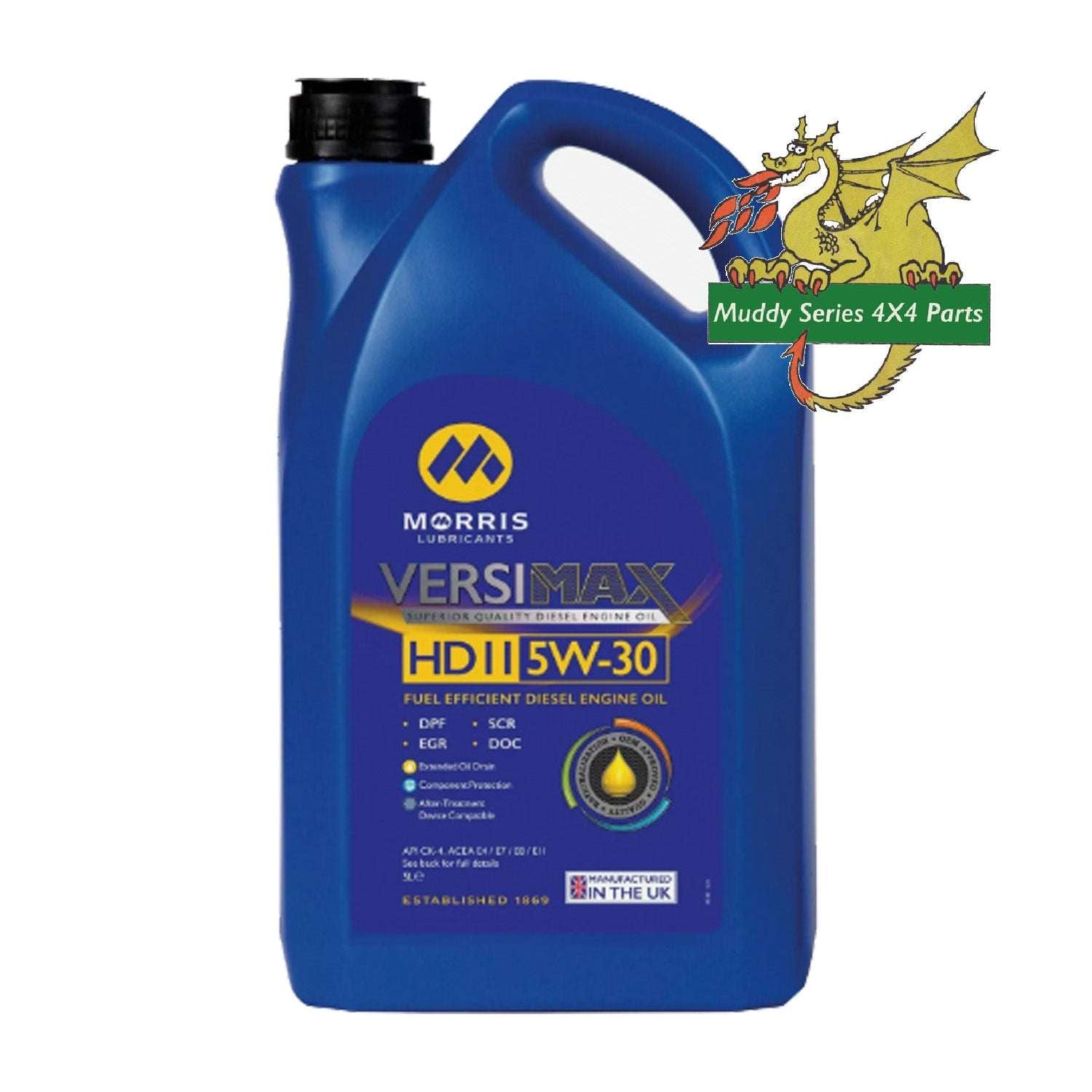 Morris Oil VERSIMAX HD11 5W-30 Multigrade Synthetic EURO 4 5 6 LDF005 ...