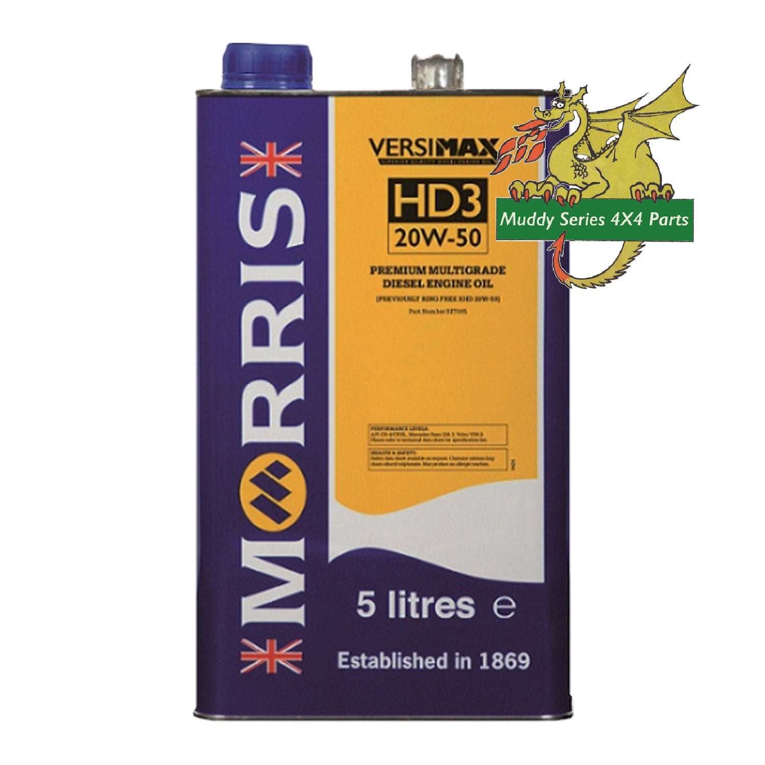Morris Oil VERSIMAX HD3 20W50 Premium Multigrade Engine Oil RIT005 ...